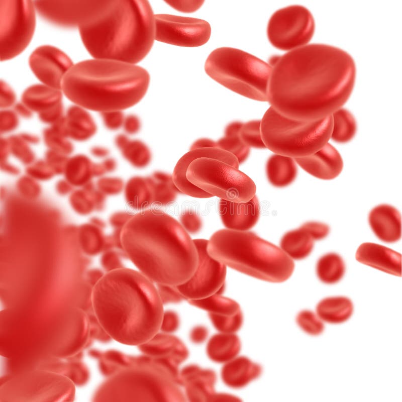 Écoulement De Globule Rouge Illustration Stock - Illustration du ...