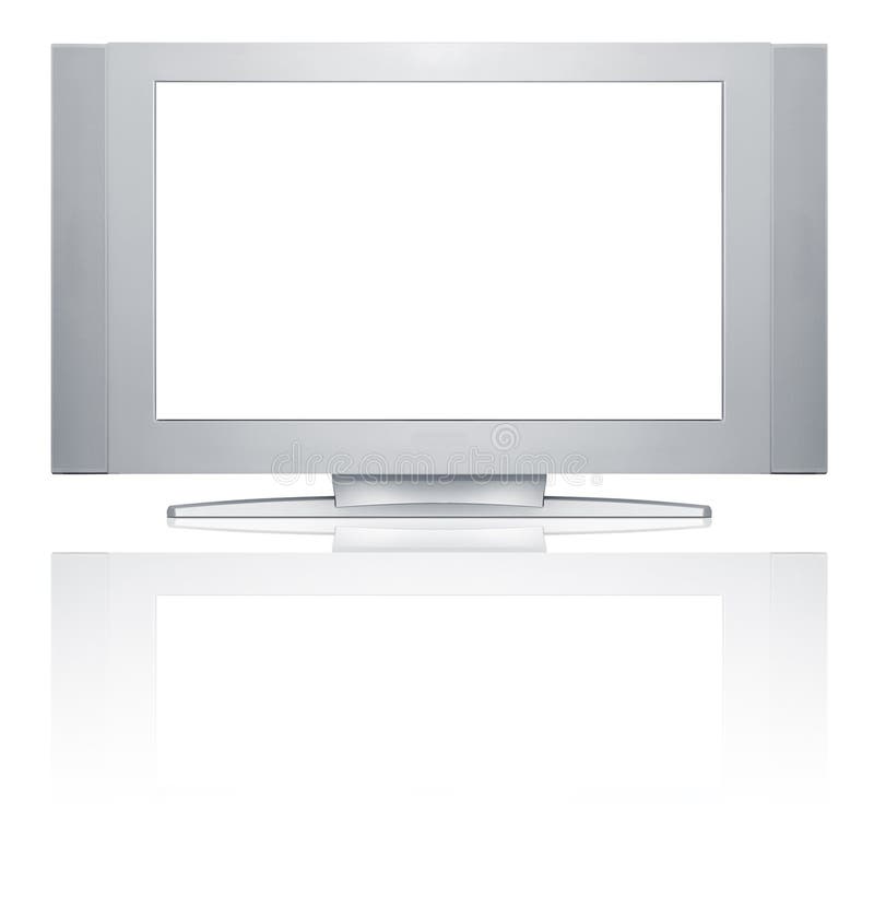 Écran de télévision vide photo stock. Image du vide, moniteur - 5767934