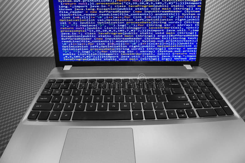 Écran De Programmation De Code Source De Codage Illustration Stock ...