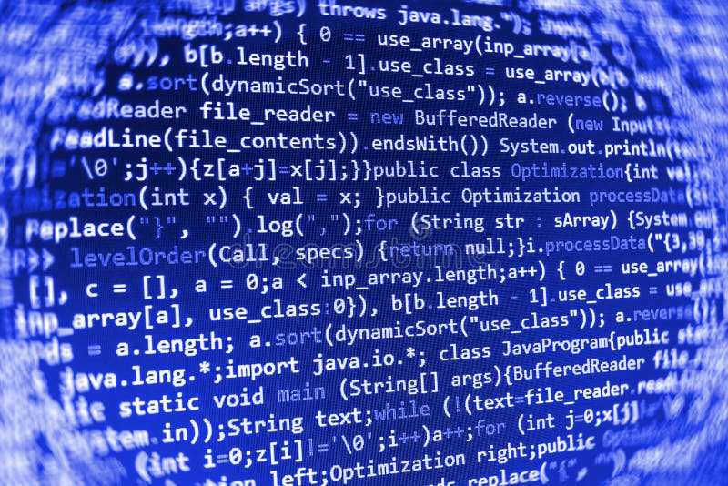Écran De Programmation De Code Source De Codage Image stock - Image du ...