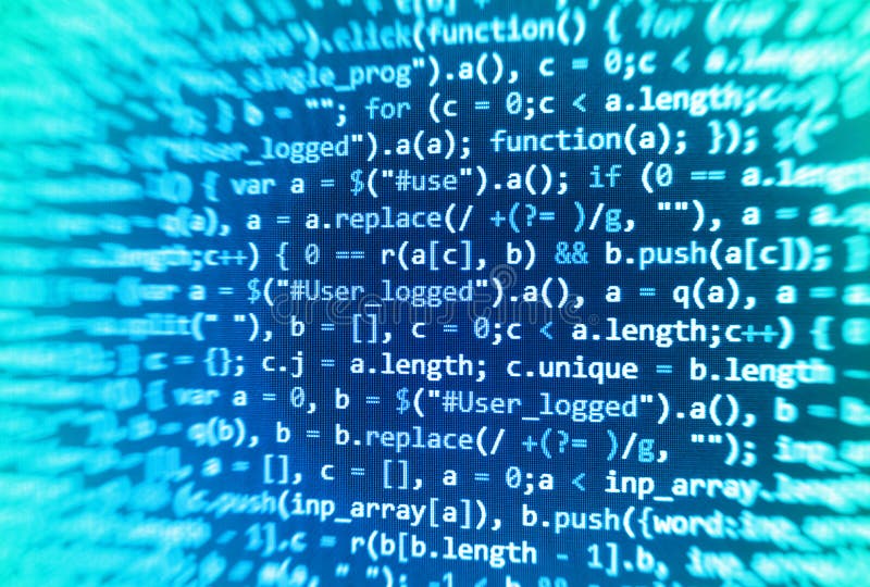 Écran De Programmation De Code Source De Codage Illustration Stock ...