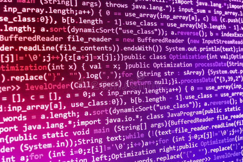 Écran De Programmation De Code Source De Codage Illustration Stock ...