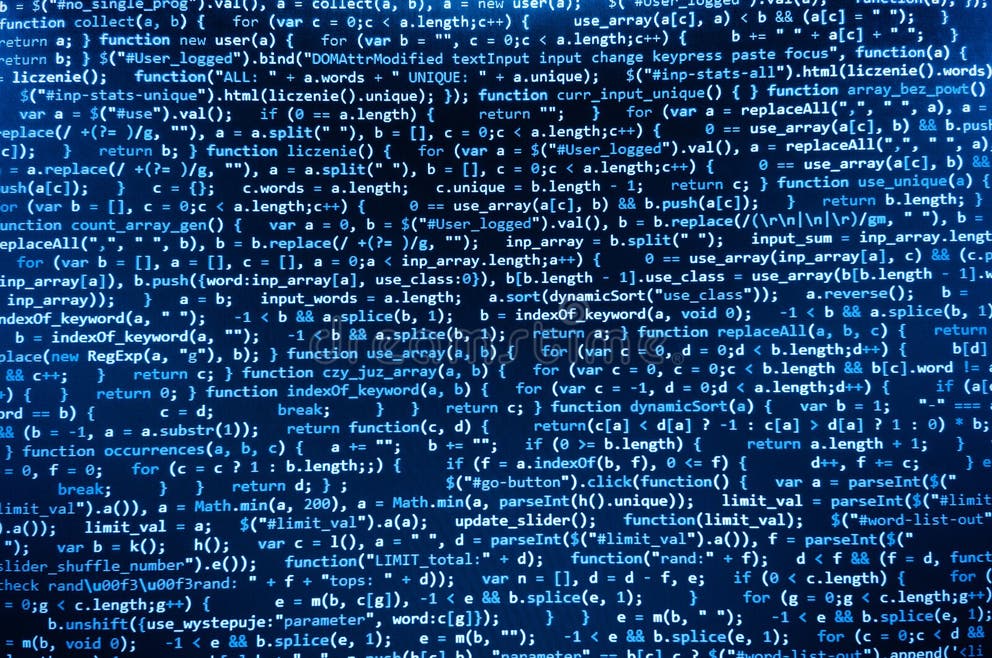 Écran De Programmation De Code Source De Codage Illustration Stock ...