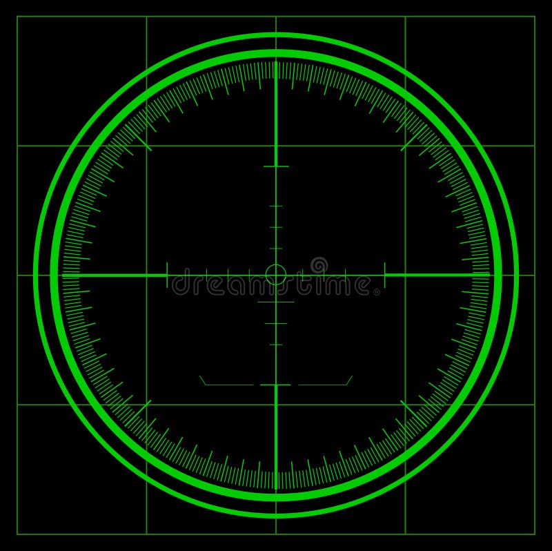 Écran de radar illustration de vecteur. Illustration du fond - 16427823
