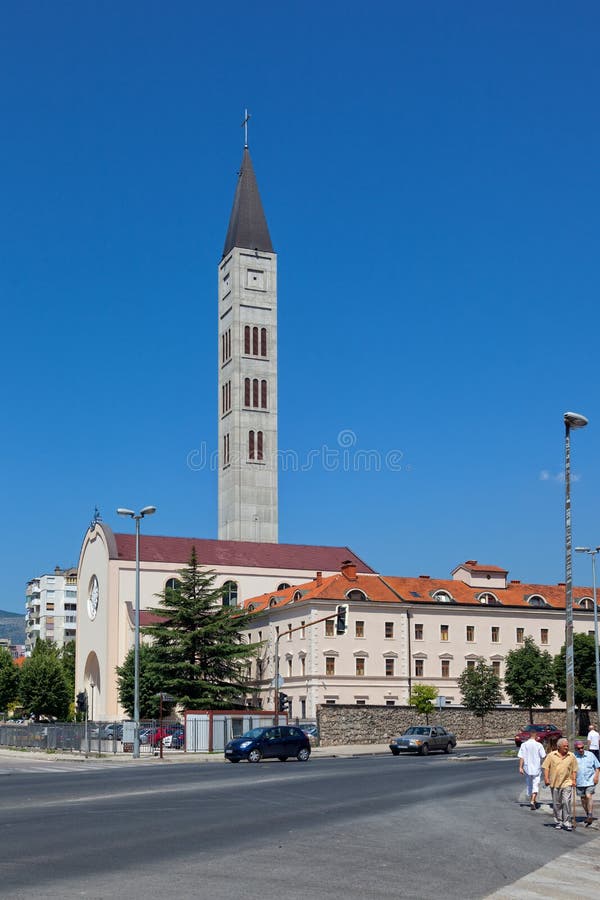 Église De St Peter Et De Paul, Mostar Image stock - Image du catholique ...