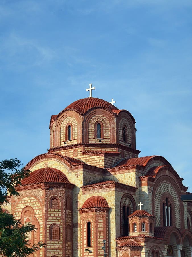 Église Orthodoxe Au Centre De La Ville De Xanthi, De Macédoine Est Et ...