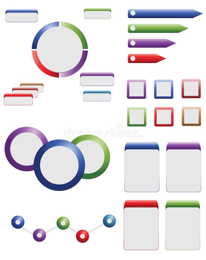 Éléments De Dessin D'information Illustration de Vecteur - Illustration ...