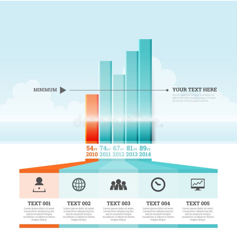 Éléments Graphiques D'Infographic De Barre Illustration de Vecteur ...