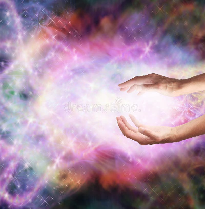 Énergie curative magique image stock. Image du aura, zone - 42250547