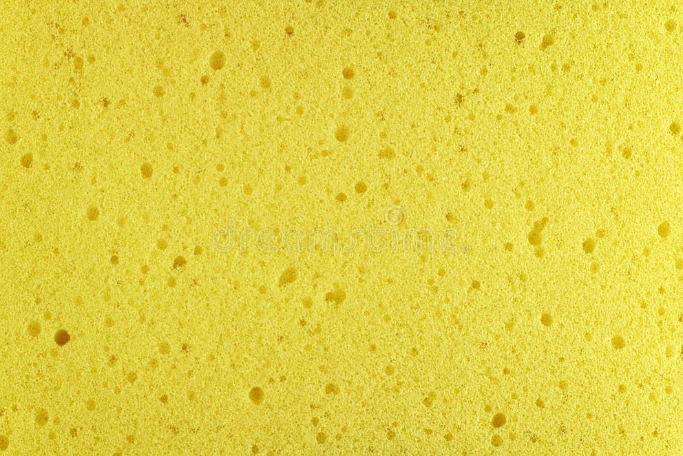 Éponge jaune de texture photo stock. Image du lessives - 12352000