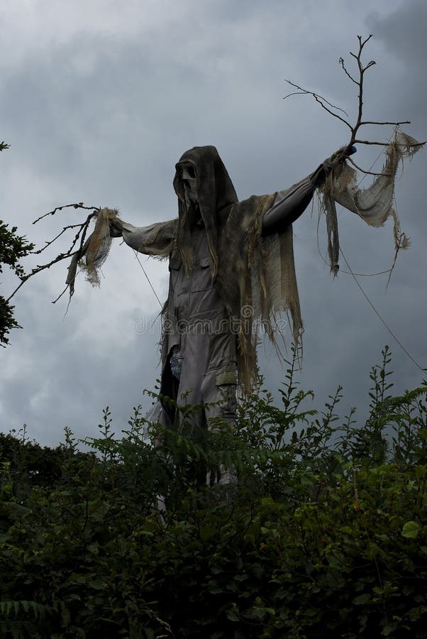 Épouvantail d'horreur photo stock. Image du foncé, païen - 78011464