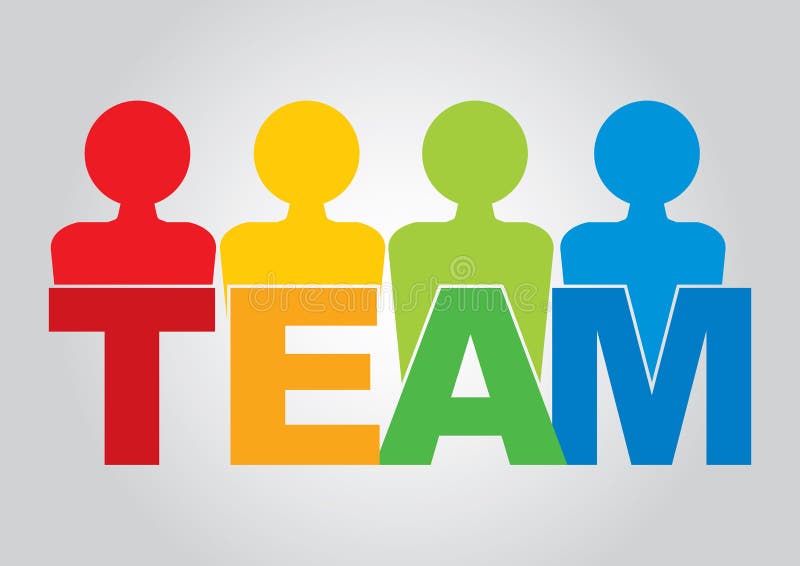Transmission d'équipe illustration stock. Illustration du groupe - 16645534