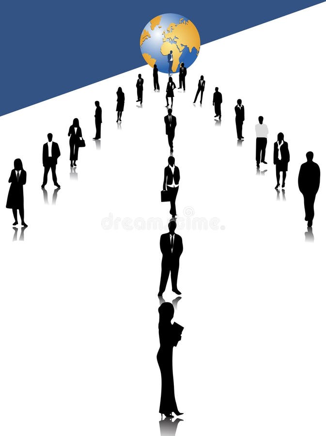 équipe De Symbole De Progrès De Gens De Flèche à Vers Le Haut ...