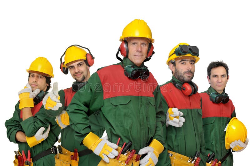 Ouvriers image stock. Image du industriel, affaires, architecte - 16571879