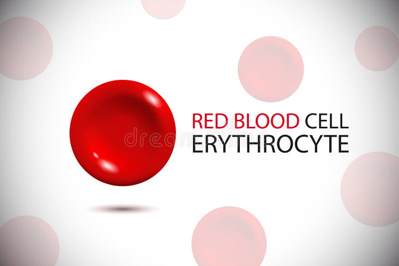 érythrocyte Logo De Globule Rouge Illustration Stock - Illustration du ...