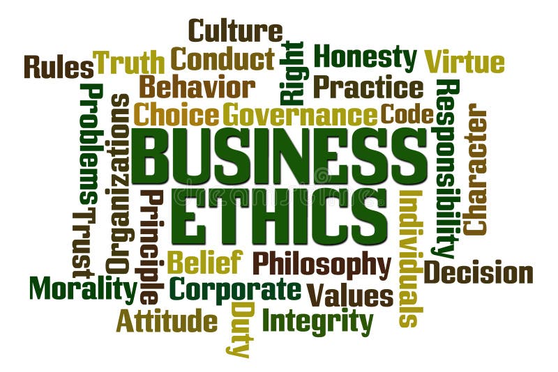 Ensemble D'icônes D'Éthique D'Entreprise Illustration de Vecteur ...