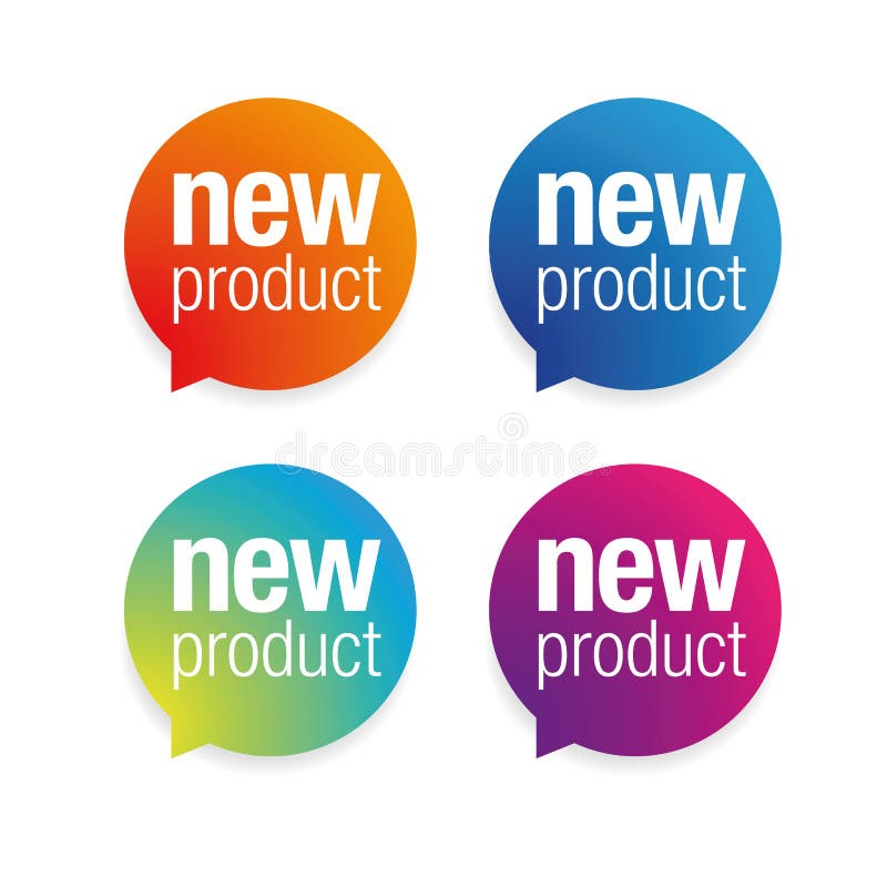 Étiquette De Label De Produit Nouveau Illustration de Vecteur ...
