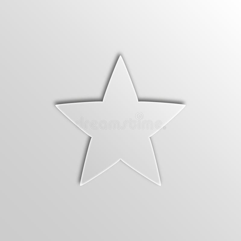 étoile Cinq-aiguë illustration de vecteur. Illustration du graphisme ...