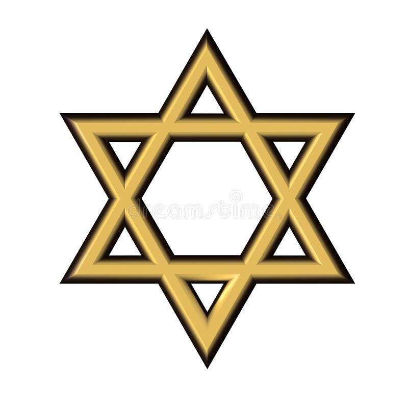 Étoile de David illustration stock. Illustration du géométrie - 87672440