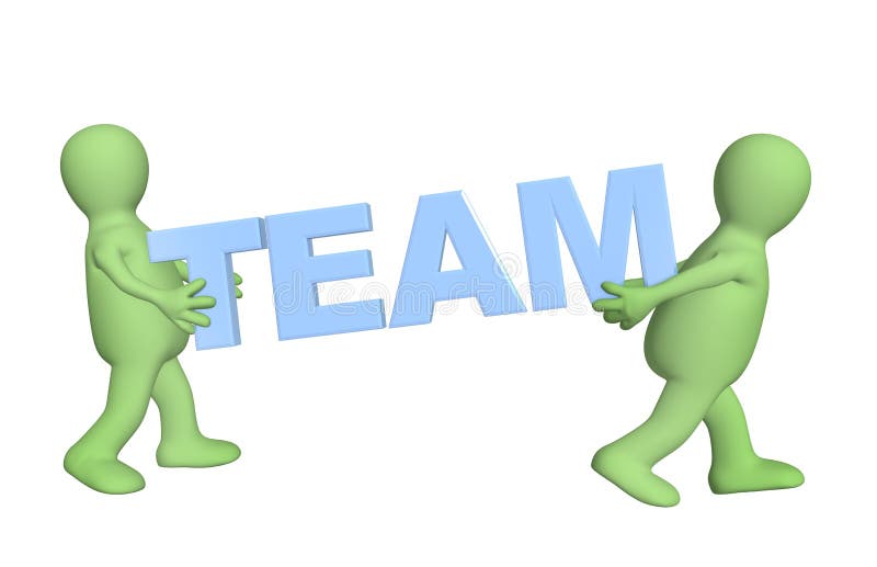 Éxito Del Trabajo En Equipo Stock de ilustración - Ilustración de ...