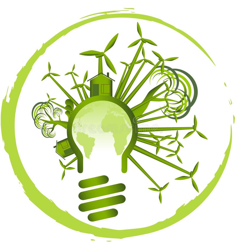 Ícone ambiental ilustração do vetor. Ilustração de proteção - 10340103