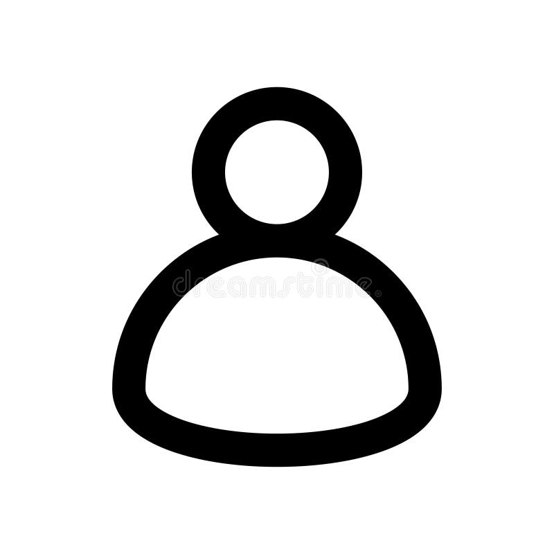 Ícone Básico Do Perfil Do App Ilustração do Vetor - Ilustração de ...