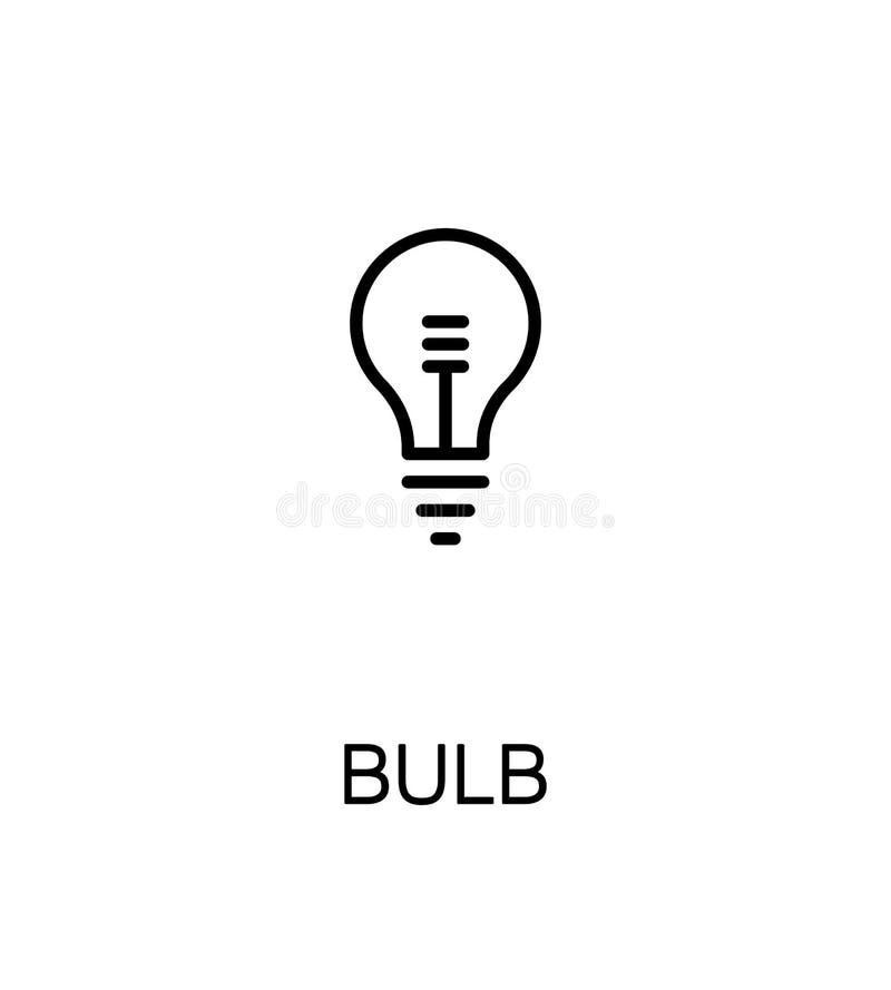 Ícone da ampola ilustração do vetor. Ilustração de desenho - 86263132