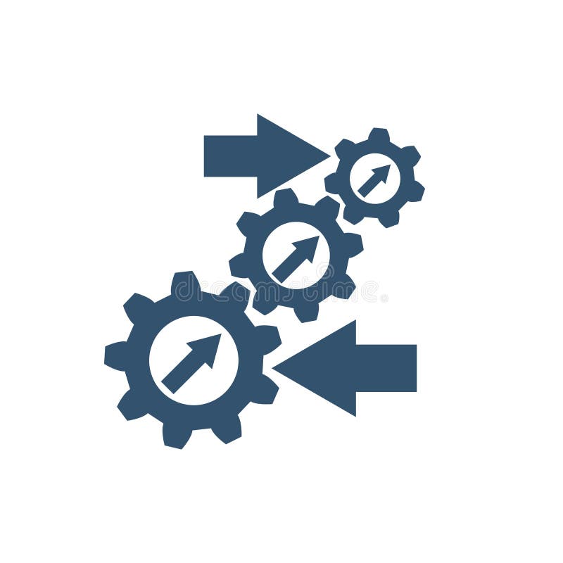 Ícone da integração Vetor ilustração do vetor. Ilustração de parceria ...