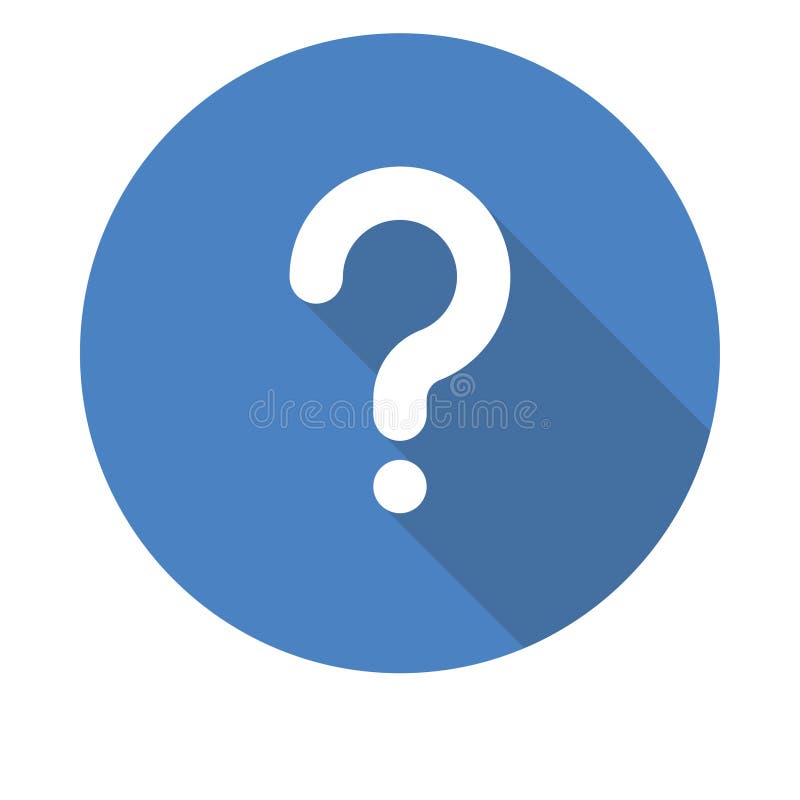 Ícone da pergunta ilustração do vetor. Ilustração de pergunta - 98720958