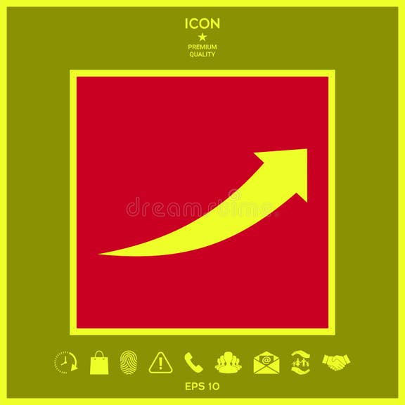 Ícone da seta - acima ilustração do vetor. Ilustração de download ...