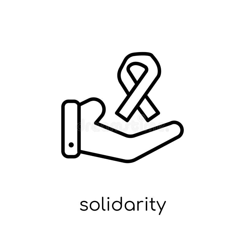 Vetor Do ícone De Solidariedade Da Colheita De Sangue Linha Fina ...