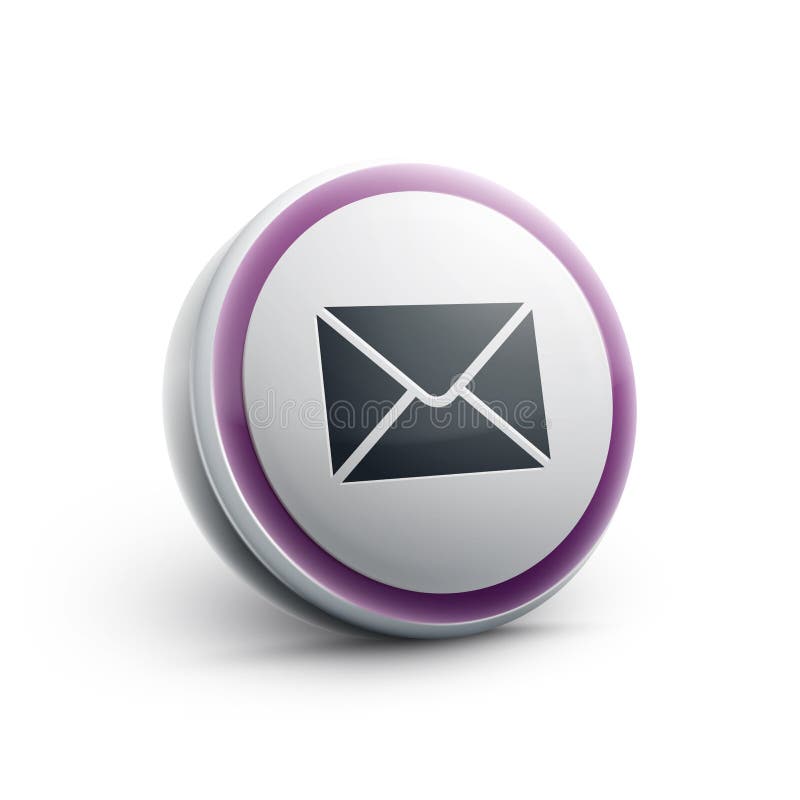 Ícone da Web do email ilustração stock. Ilustração de projeto - 114138982