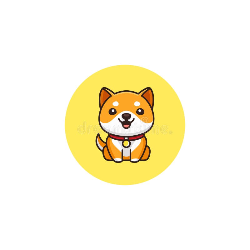 ícone De Babá De Moeda De Doge Bebê Isolado Em Fundo Branco Ilustração ...