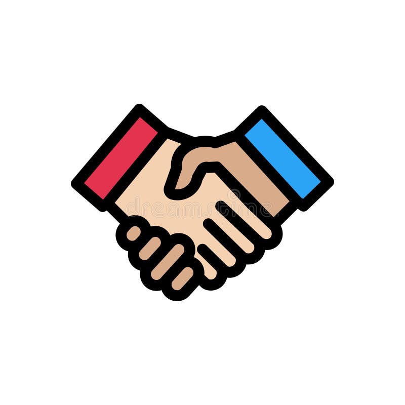 ícone De Cor Simples Vetor De Compromisso Ilustração do Vetor ...