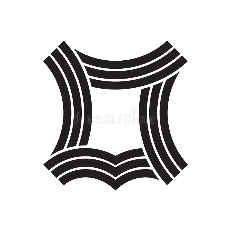 Ícone de couro do logotipo ilustração do vetor. Ilustração de ocultar ...