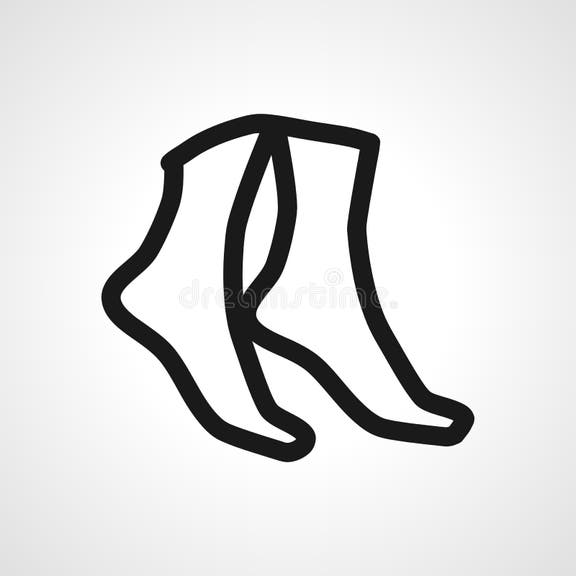 ícone De Linha De Pernas. ícone Vetor Isolado De Pernas Ilustração do ...