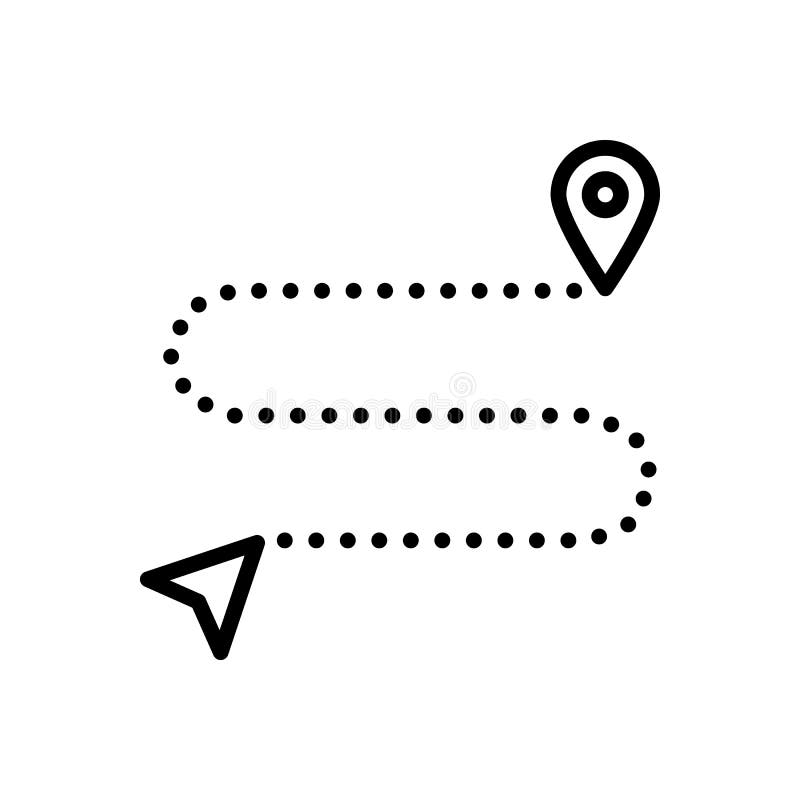 ícone De Mapa. Esquema. ícone Localização. Sinal De Vetor Em Estilo ...