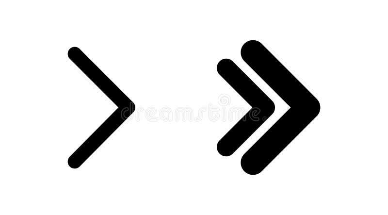 ícone De Seta. Símbolo De Seta. ícone De Seta Para a Sua Web Ilustração ...