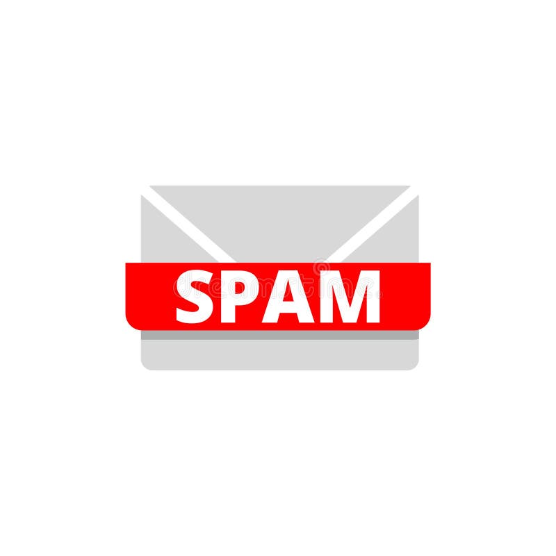 ícone de spam ilustração do vetor. Ilustração de tecla - 174565686