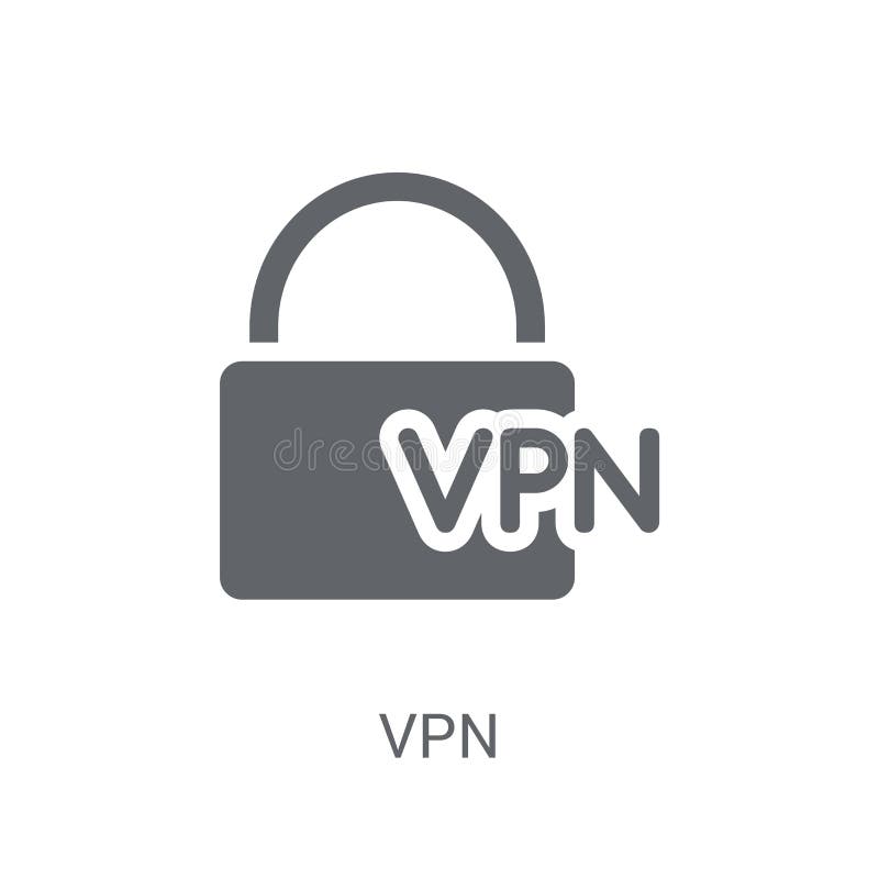 Ícone de VPN ilustração do vetor. Ilustração de privacidade - 131195734