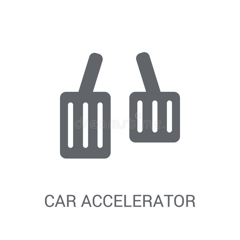 ícone Do Acelerador Do Carro Ilustração do Vetor - Ilustração de pedais ...