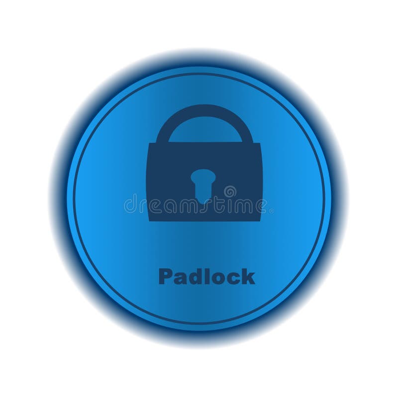 Ícone Do Cadeado, Sinal, Ilustração Ilustração Stock - Ilustração de ...