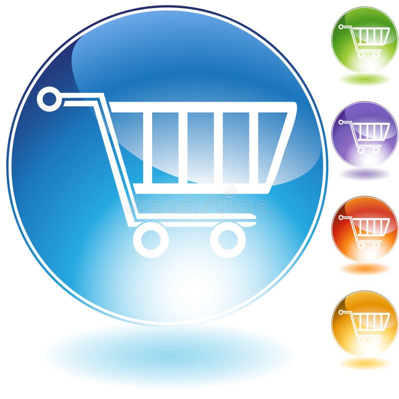 Ícone do carro de compra ilustração do vetor. Ilustração de produto ...