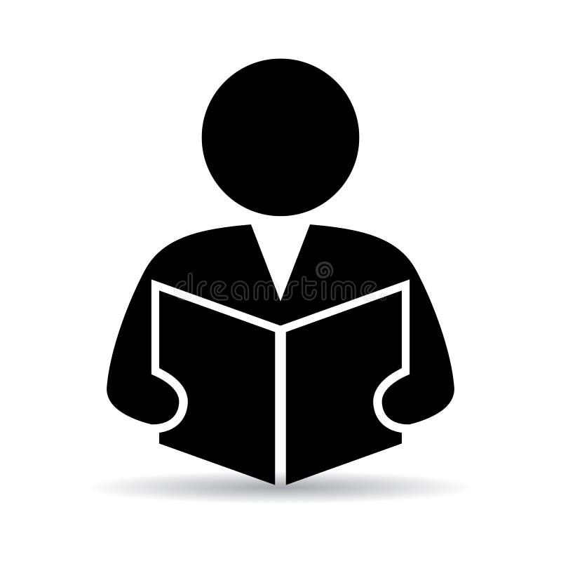 Símbolo De Design Vetorial Do ícone Do Aluno Ilustração do Vetor ...