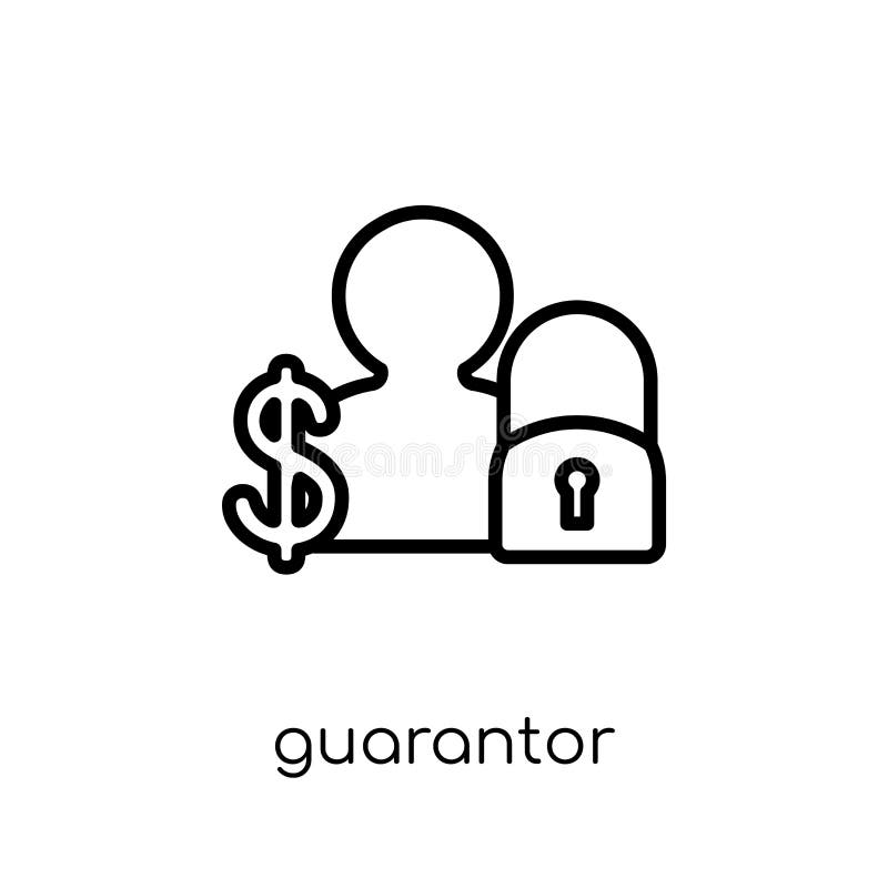 Ícone do fiador ilustração do vetor. Ilustração de renda - 130937469