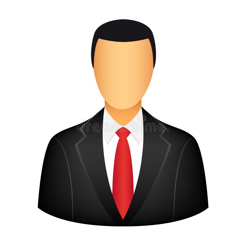 Ícone do homem de negócios ilustração do vetor. Ilustração de internet ...