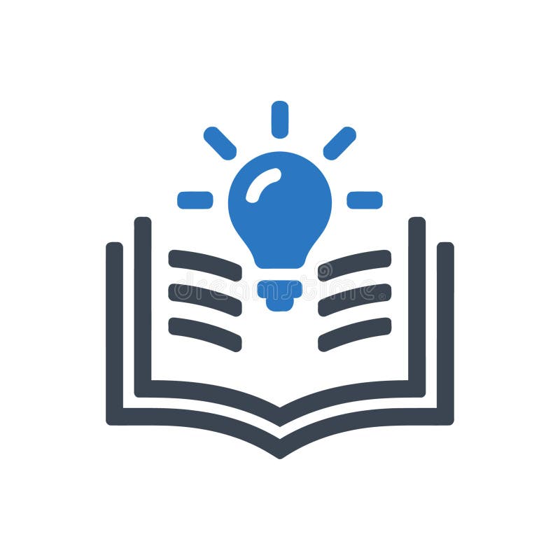 Ícone do Knowledge Spark ilustração do vetor. Ilustração de ...