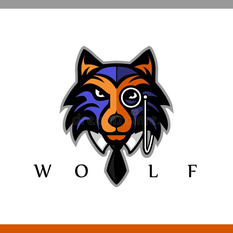 Ícone do lobo ilustração do vetor. Ilustração de estares - 131981498