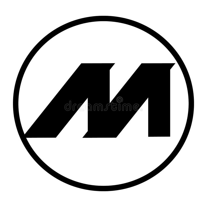 Ícone do metro ilustração stock. Ilustração de linha - 92193781