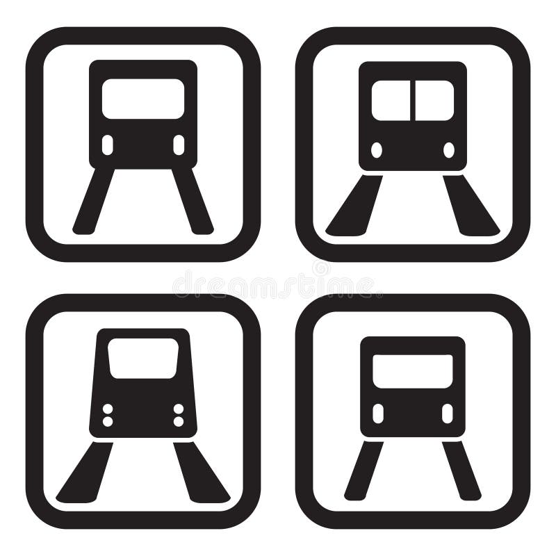 Ícone Do Metrô Metro, Transit Rápido Em Massa, Símbolo De Linha ...